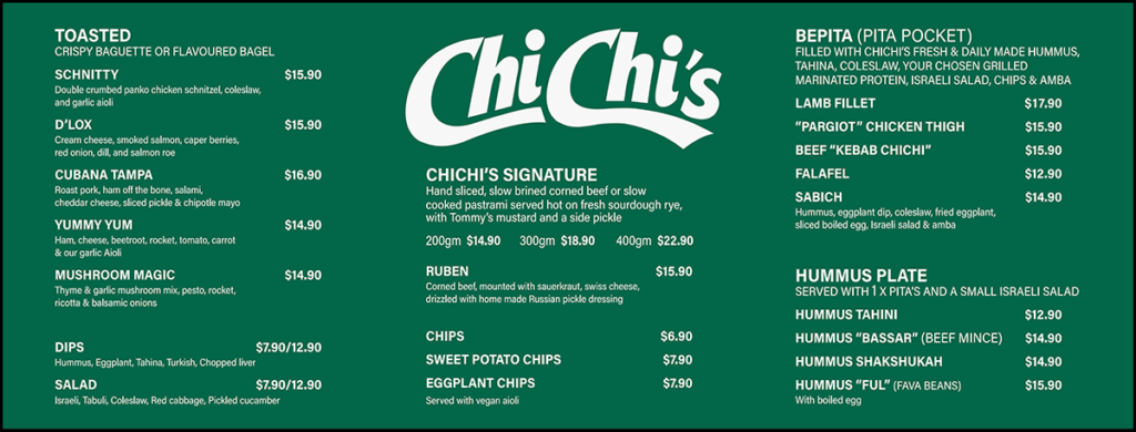 Chichis Place - Cafe and Modern Mediterranean food in Bentleigh